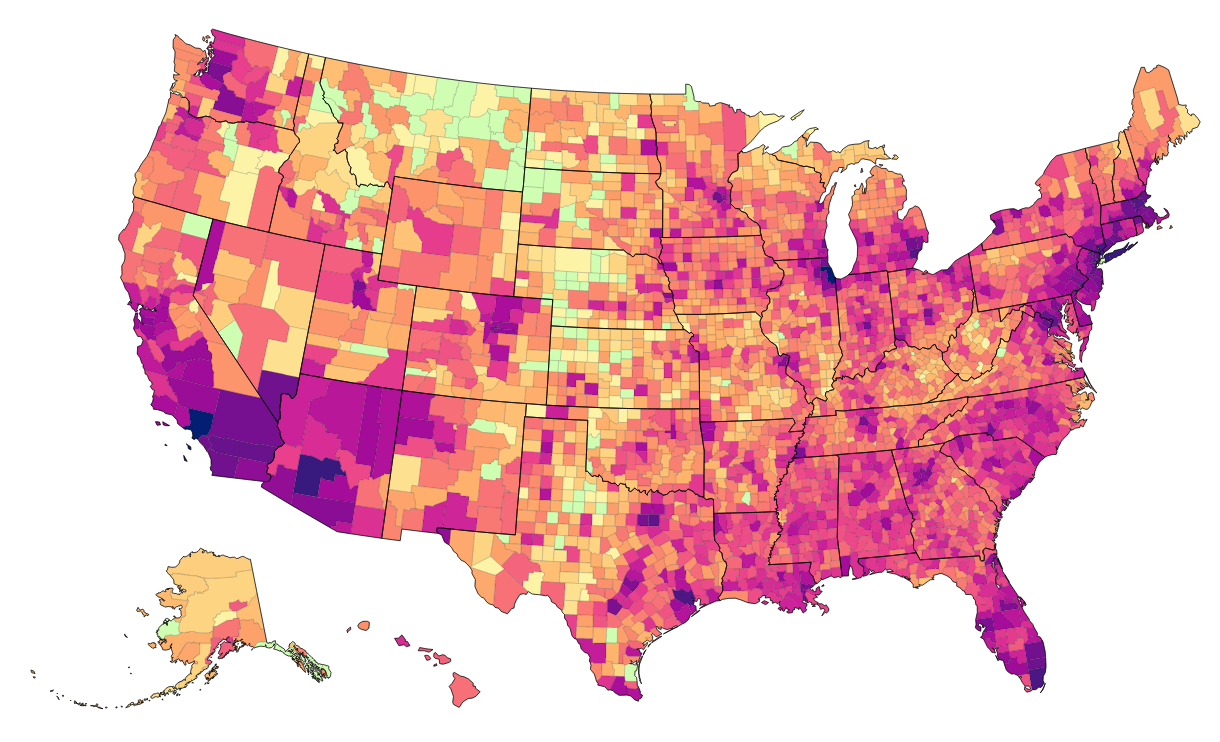 Covid-19 by County